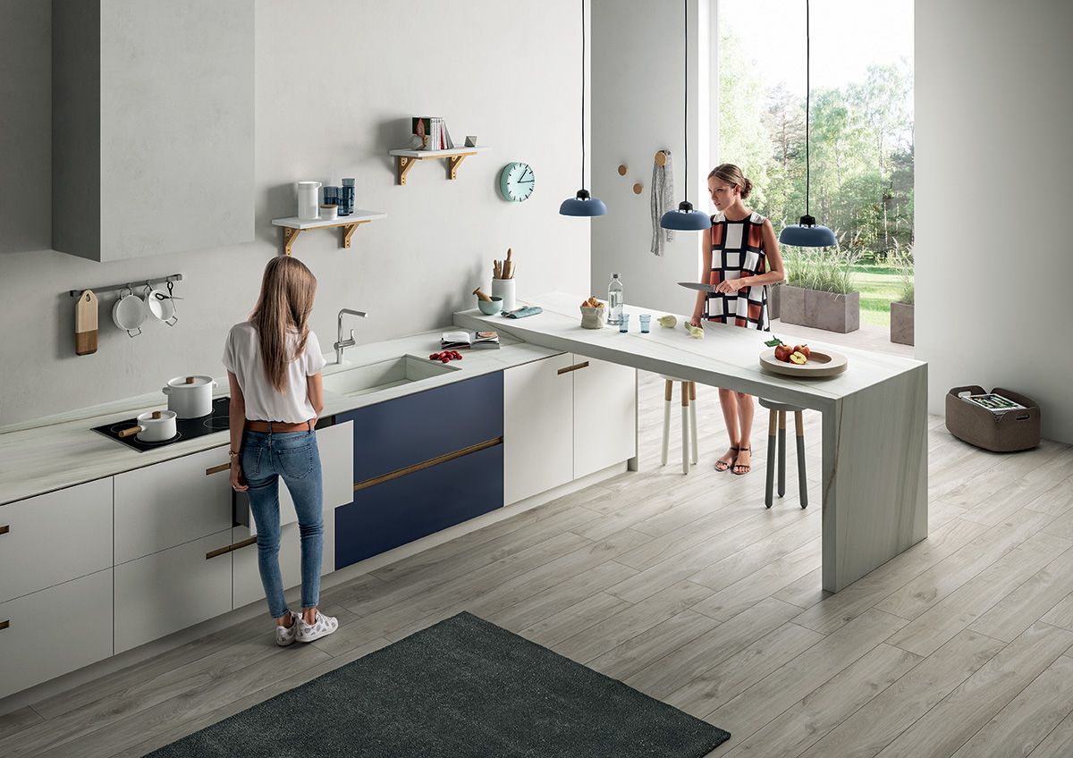 Graniti Vicentia - Marble look countertops - Bright onyx